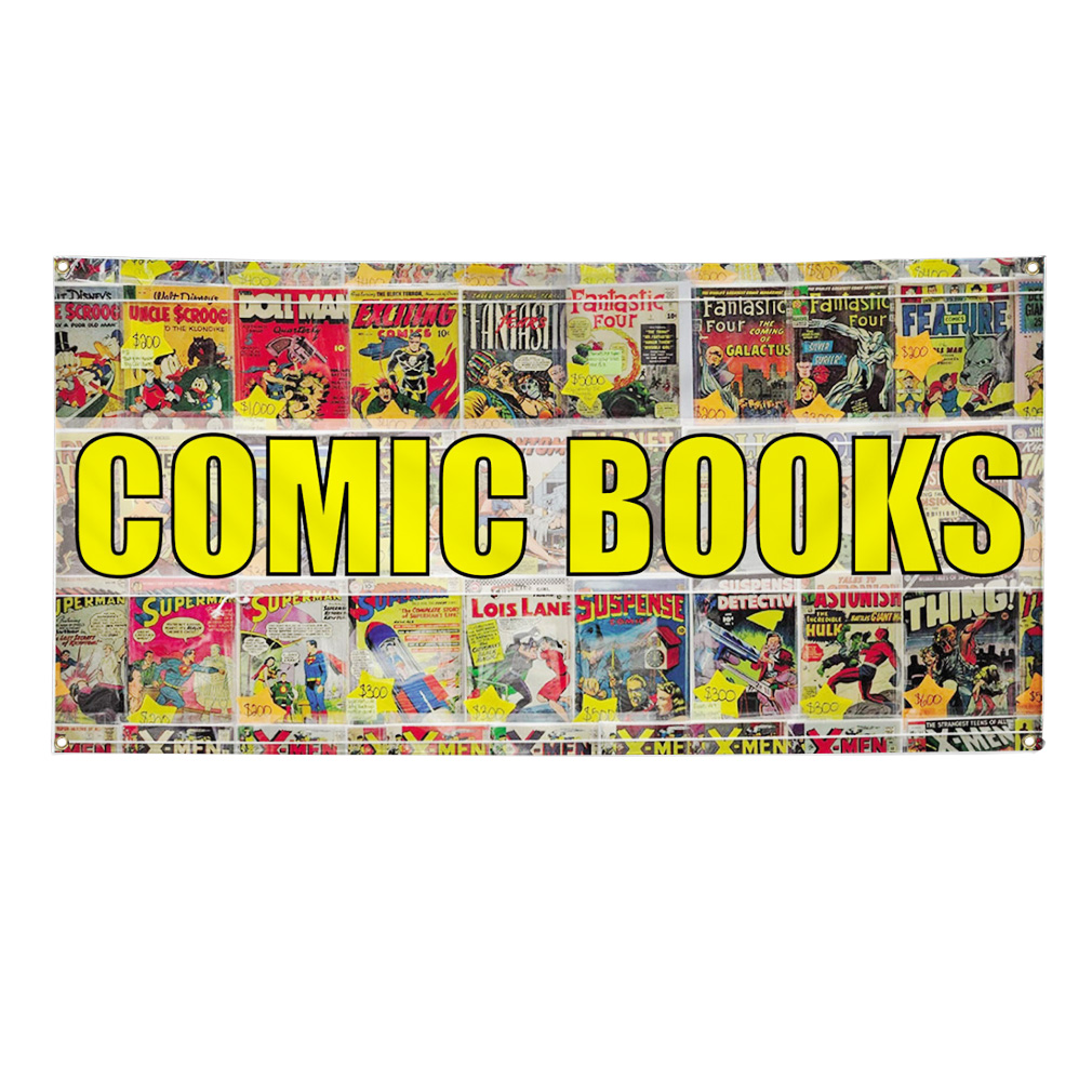 Vinyl Banner Multiple Sizes Comic Books Outdoor Advertising Printing ...