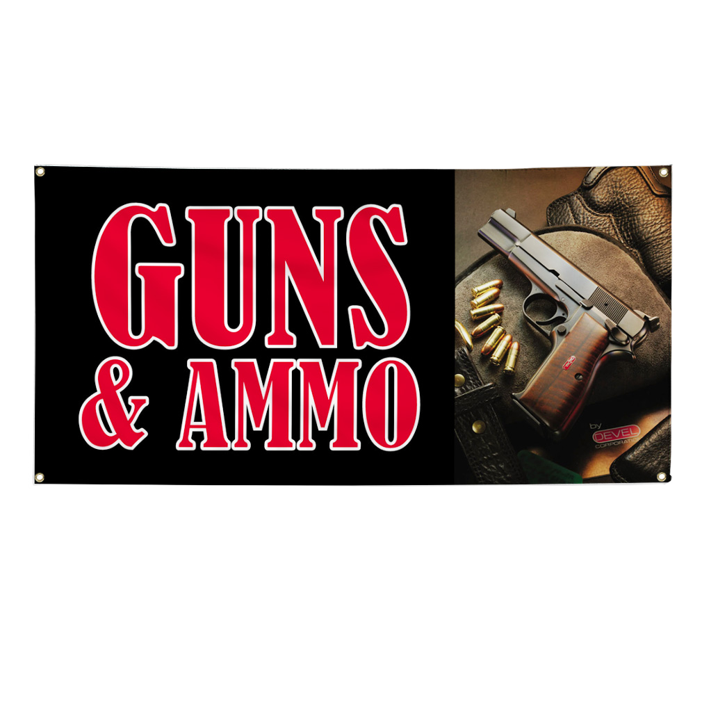Vinyl Banner Multiple Sizes Guns & Ammo C Outdoor Advertising Printing ...
