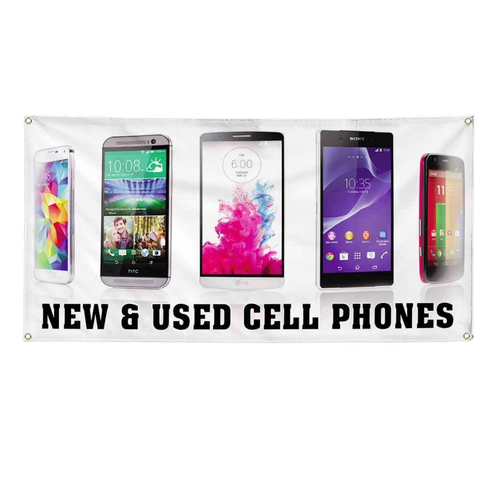 Vinyl Banner Multiple Sizes New & Used Cell Phones C Retail Cell Phones ...